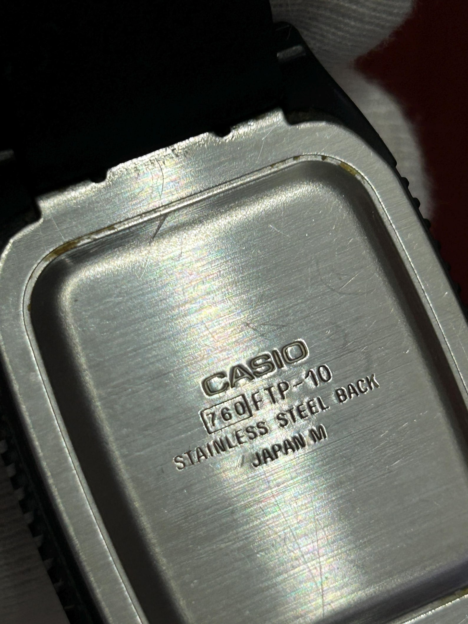RARE Vintage Casio Flip Top FTP-10/ Module 760 /mens Watch Japan Made ...