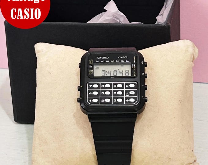 RARE Vintage Casio C-80 Calculator/ Watch Module 133 JAPAN R /casio ...