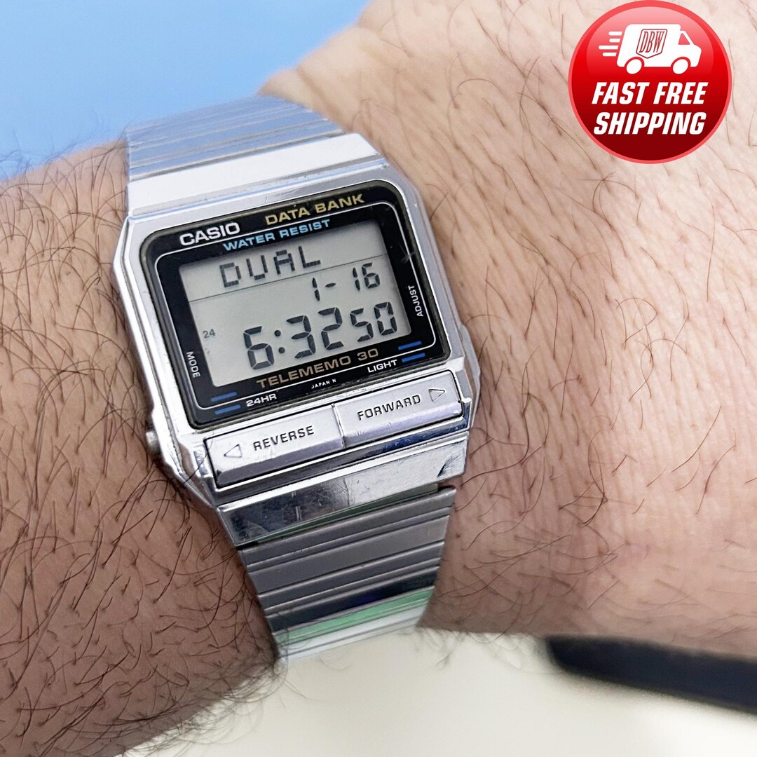 Vintage Casio DB-310 Data Bank Watch Module 871/data Bank Vintage 80’S ...
