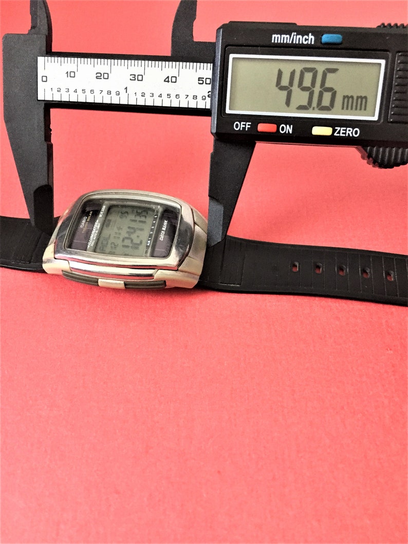 Vintage Casio DB-E30 Databank/ Solar Men's Wristwatch/digital Gray Dial ...