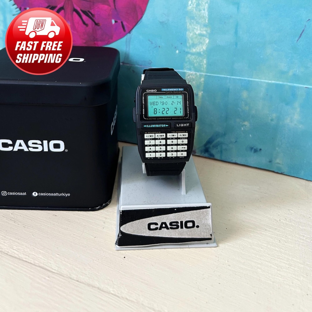 Vintage Casio DBC-30 Calculator/ Watch Module 1253 /collectible Watch ...