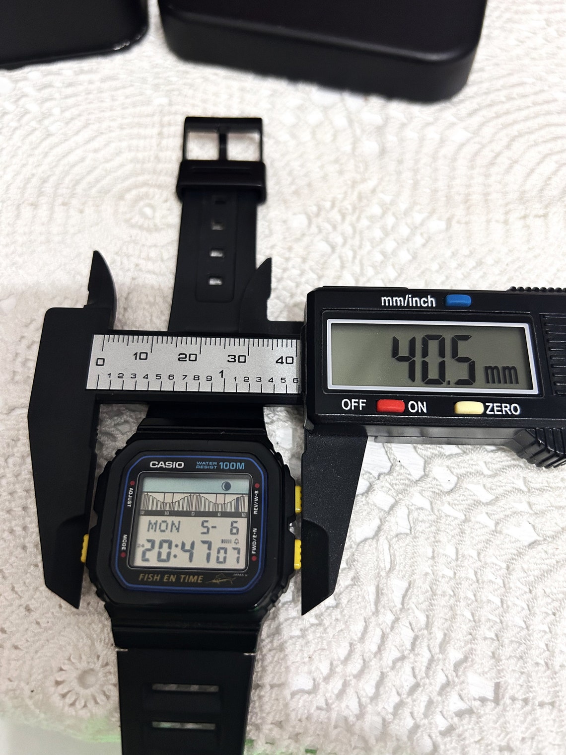 Very RARE Casio FT-100W Fish En Time Digital Watch Marlin 844 Japan M ...