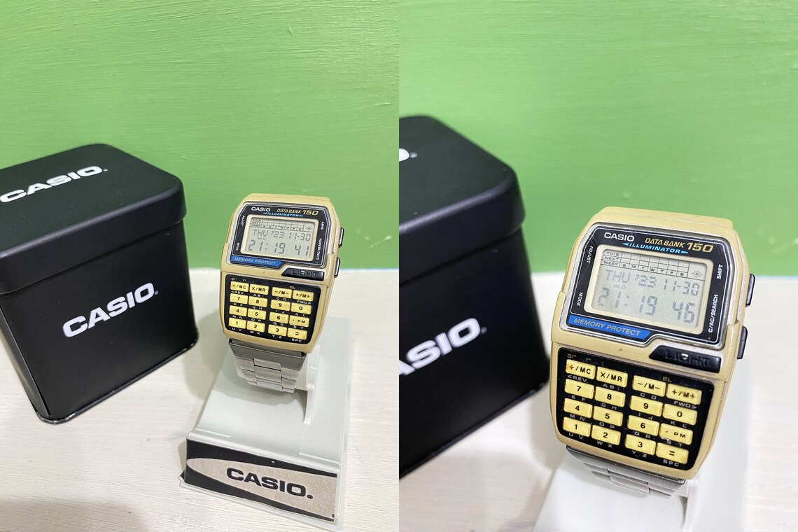Casio Dbc-150 Data Bank 150 Vintage Case / Module 1477/ Calculator ...