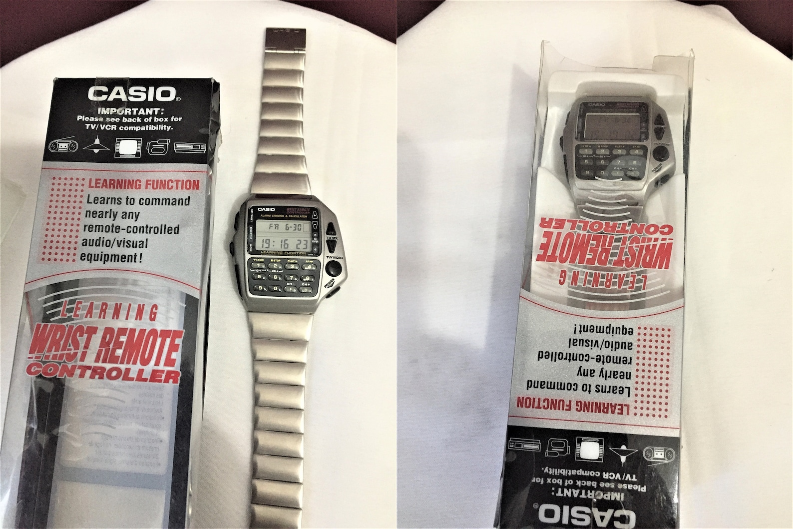 RARE Unused Boxed Casio CMD-40 Learning Tv Remote Control/ Modüle 1174 ...