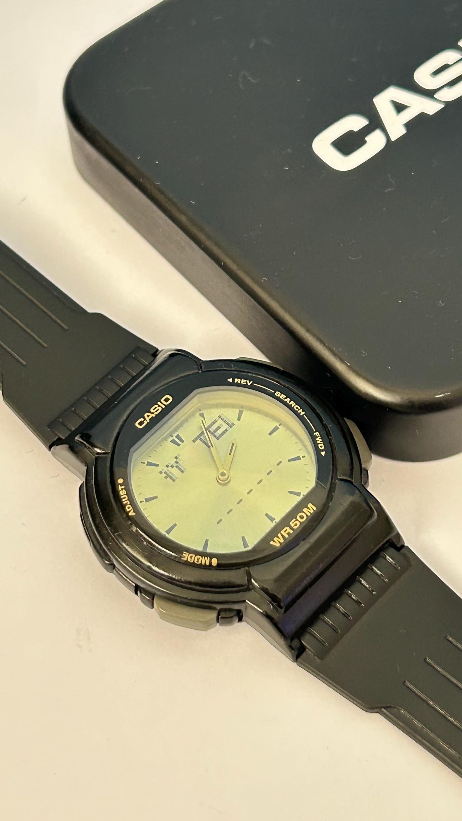 Casio Twincept Abx 52, Military, Retro, Watch, Casio Watch Men ...