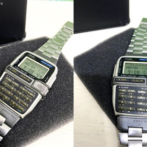 Casio DBC-V500 Easy Rec Data Bank Wrist Watch Telememo Calculator Casio ...