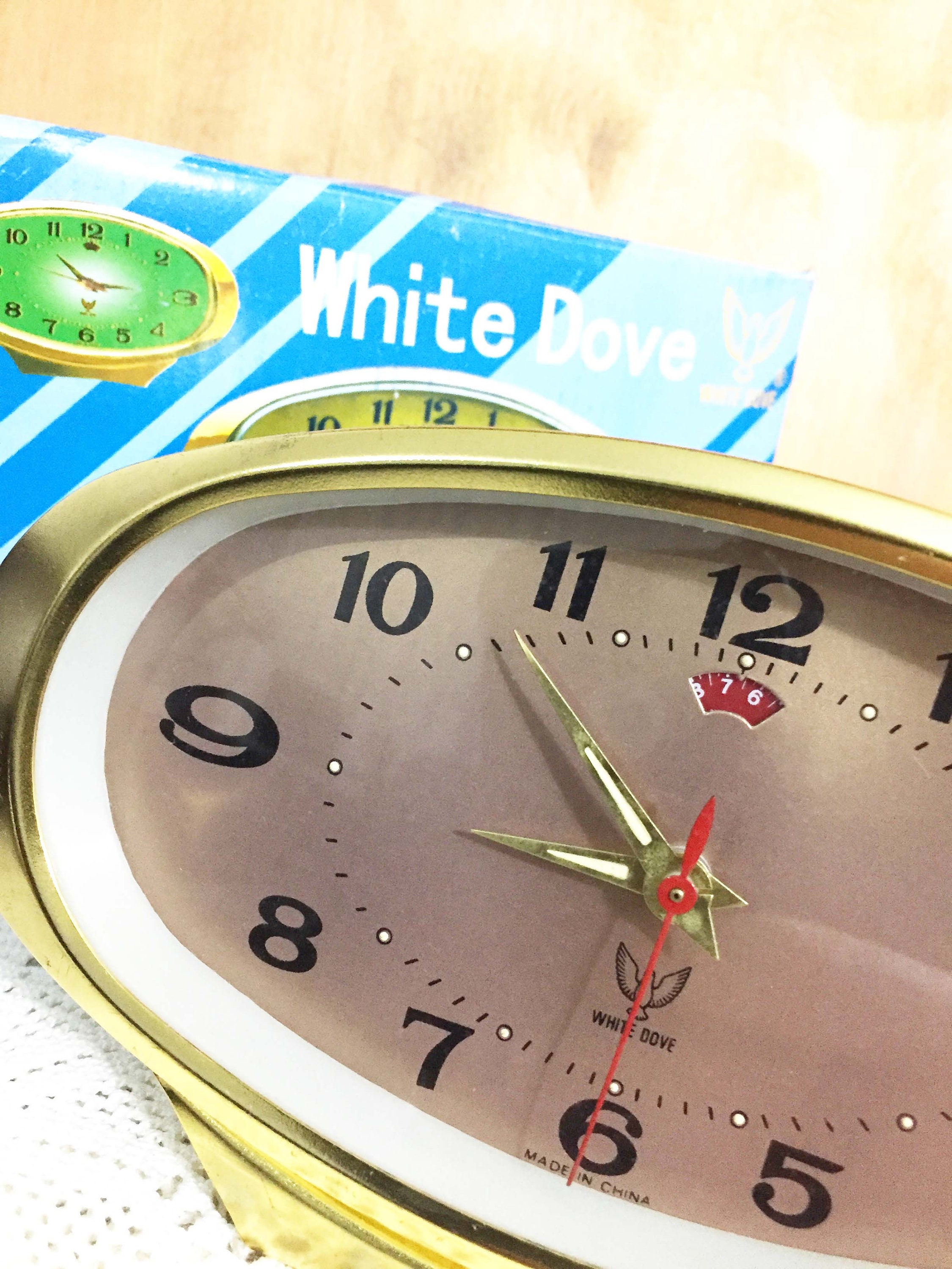 Vintage Beautiful White Dove Alarm Clock 1960s / Shanghai - Etsy