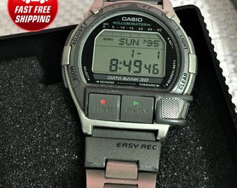Vintage Casio Db-v300 Easy/ Rec Databank 30 Second Voice Vintage Casio Db-v300 Easy/ Rec Databank 30 Second Voice