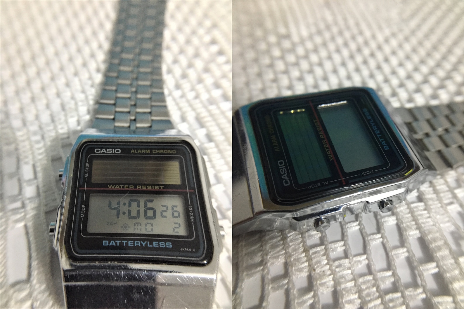 Vintage Casio AL-180 Batteryless. Vintage Retro/ Military Army Pilot ...