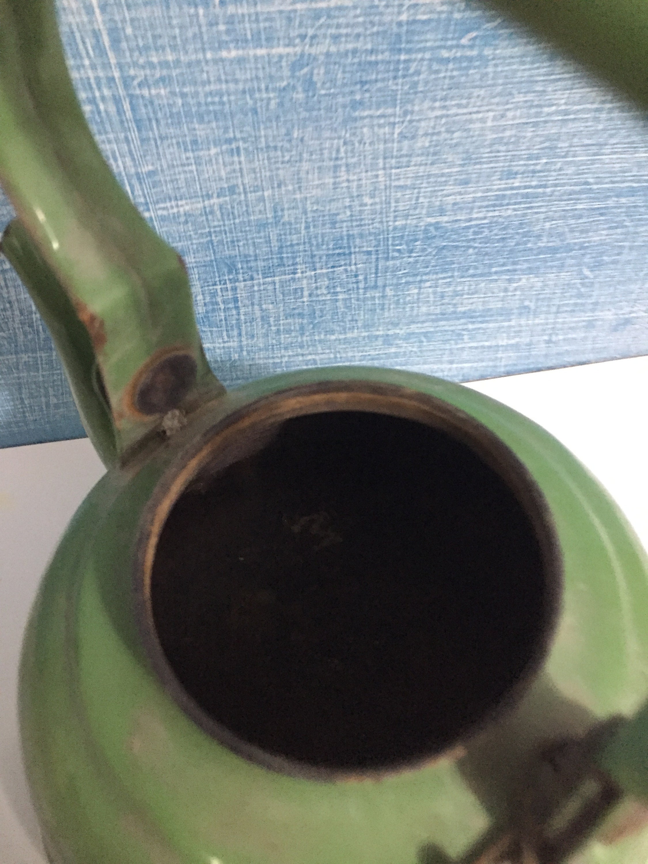 1940s Yugoslavia Enamel Teapot/ Green Antique Enamel Teapot/ - Etsy