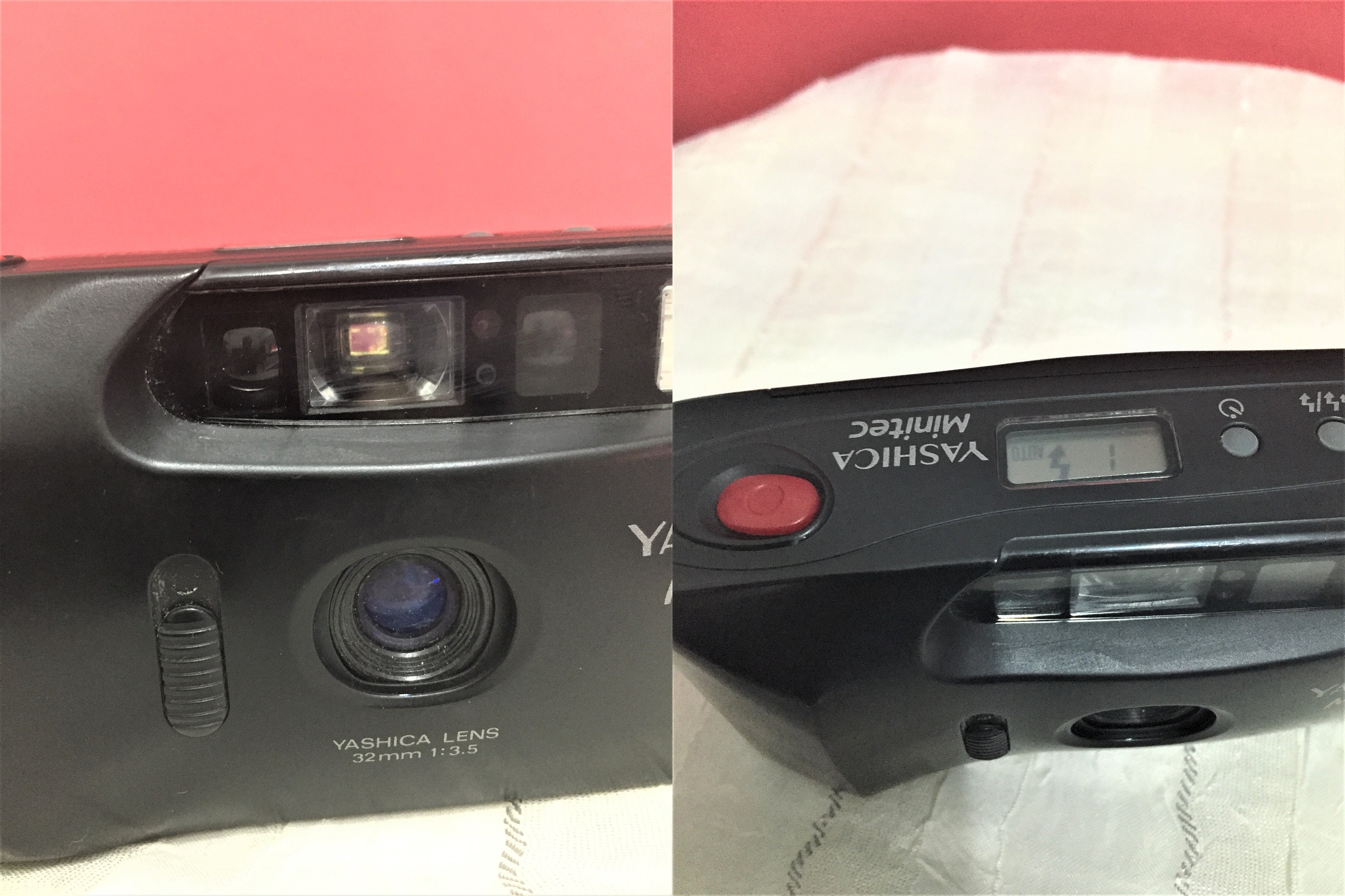 Vintage Yashica Minitec AF 35mm/ With Battery/compact Film Camera/ Date ...
