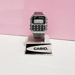Casio CA-901 Black Model Game Calculator Watch Module 134 Very Good ...