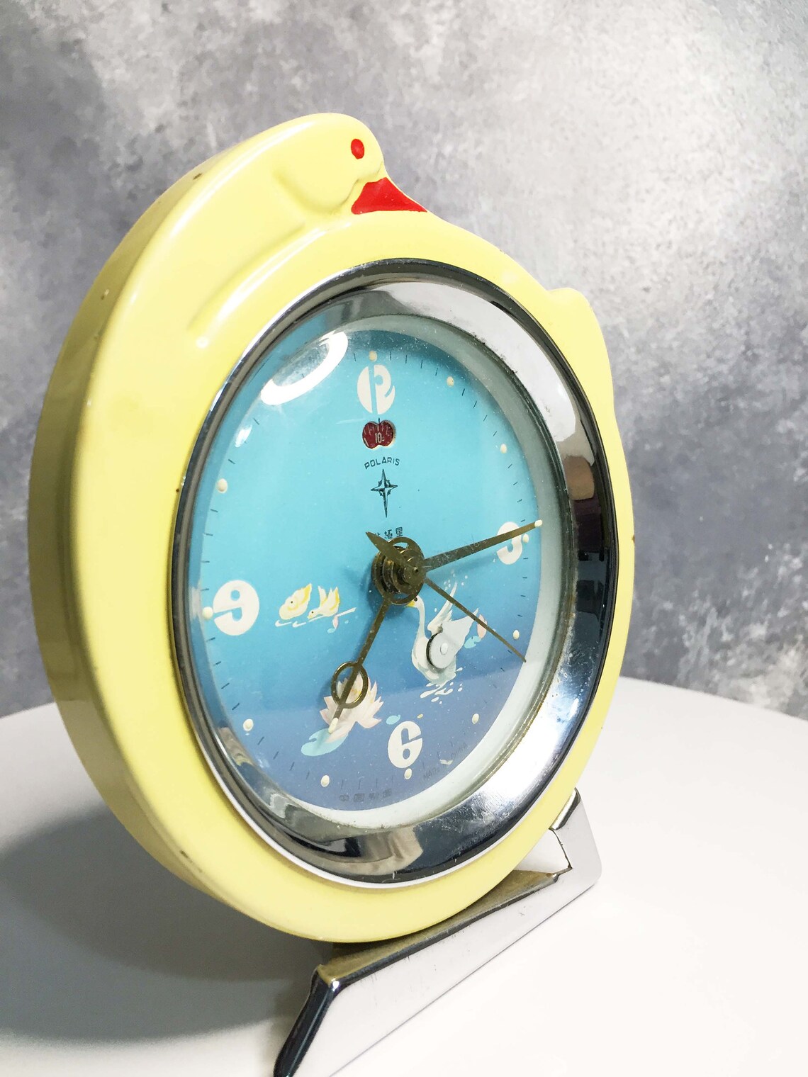 Vintage Polaris 1960s Swan Action Alarm Clock Chinese - Etsy