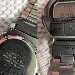 Vintage Casio Db-v300 Easy/ Rec Databank 30 Second Voice Recorder ...