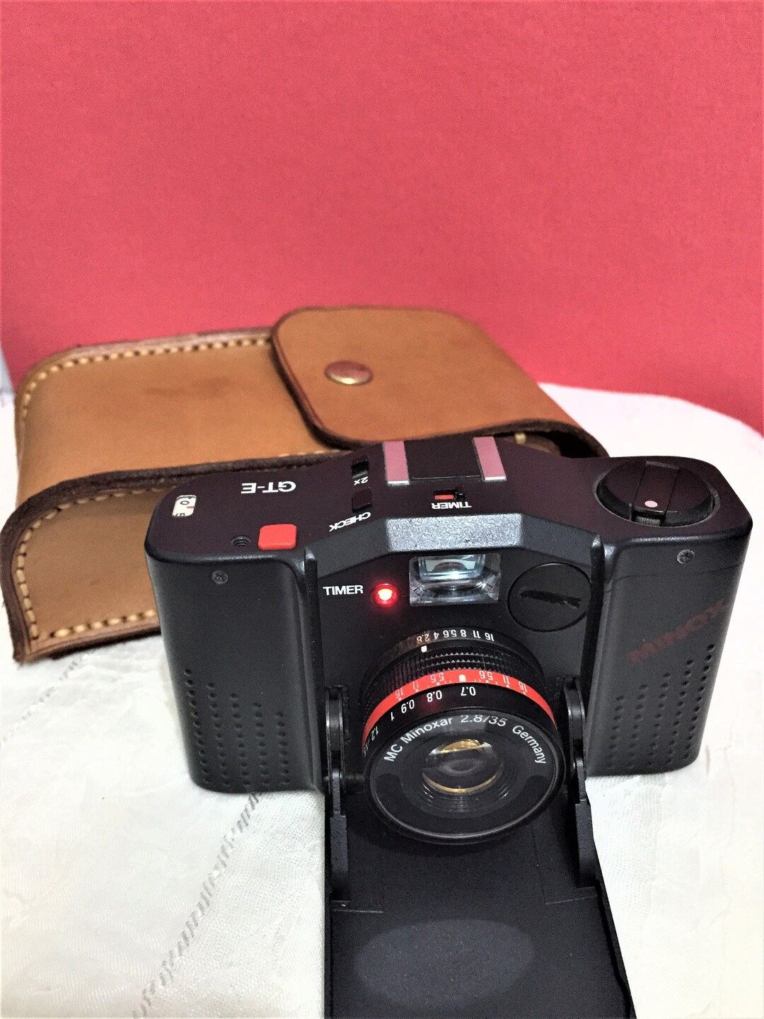 Minox 35 GT-E / 35 Mm 2.8 MC Minoxar-compact Camera/ Very Good ...