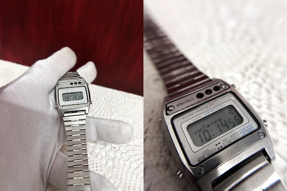 Vintage Seiko Quartz Battery Alarm Chronograph Digita… - Gem