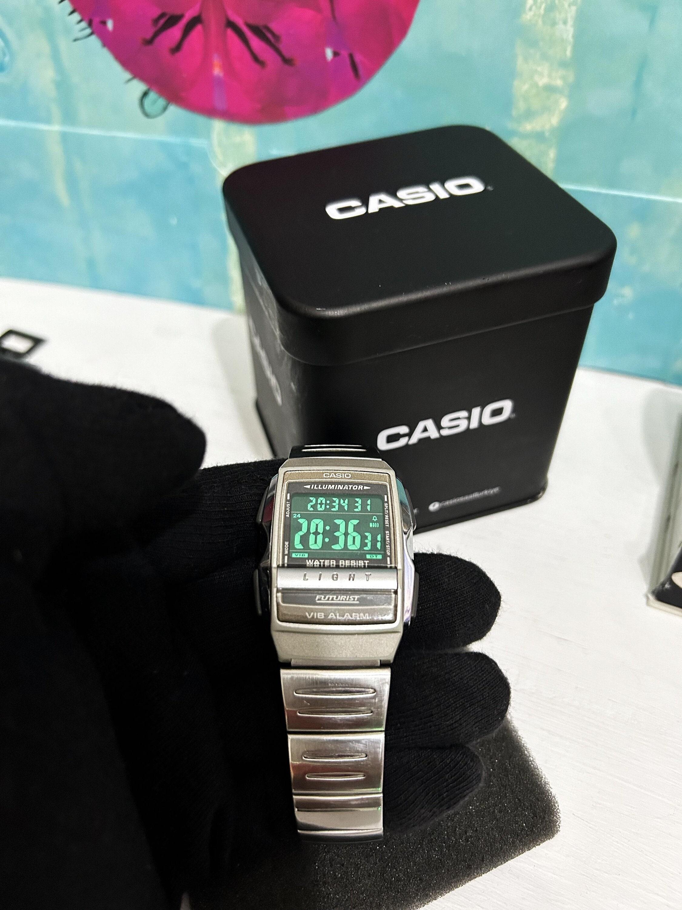Casio A-220 Mod 1922/ Retro Casio /illuminator Vibrating Alarm/ Digital ...