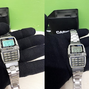 Casio DBC-V500 Easy Rec Data Bank Wrist Watch Telememo Calculator Casio ...