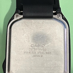 Casio Flip Top FTP-30 White Dial Watch / Mod: 761 /mens Watch Japan ...