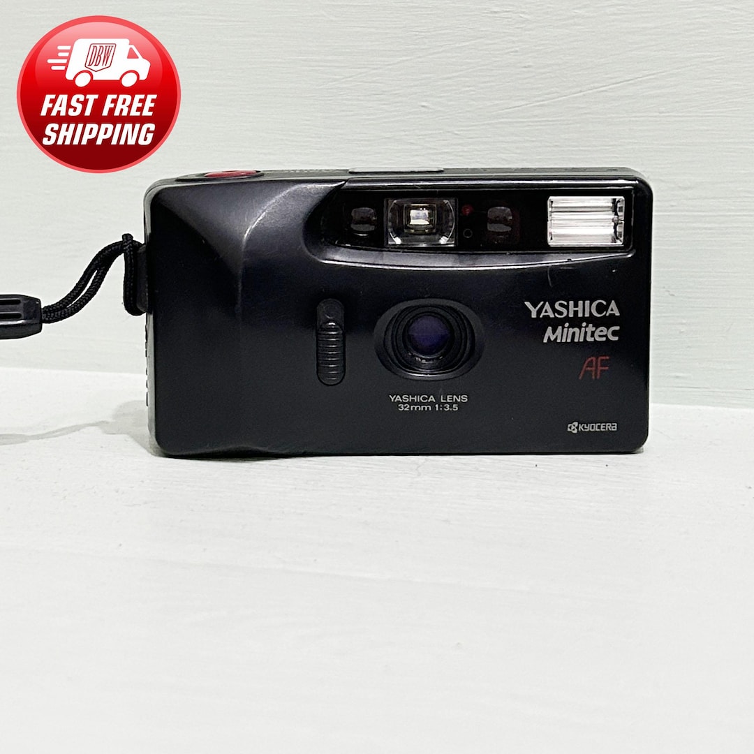 Vintage Yashica Minitec AF 35mm/ With Battery/compact Film Camera/ Date ...