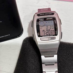 Rare Vintage Men's /boys Casio FKT-301 Wave Ceptor World -time Databank Watch Casio Tin Box - Etsy