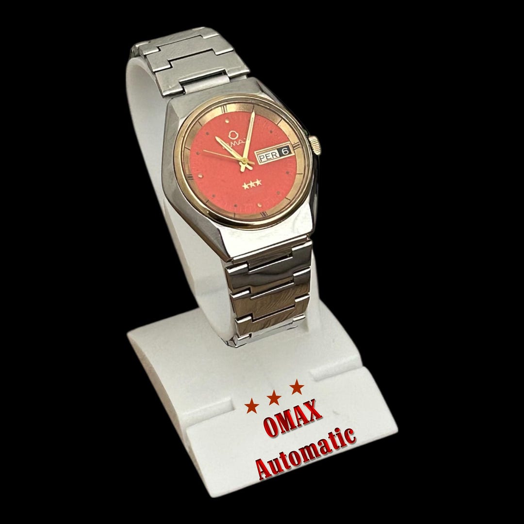 Vintage Omax Automatic Watch 3 Star, 25 Jewels Swiss Made Collectible ...
