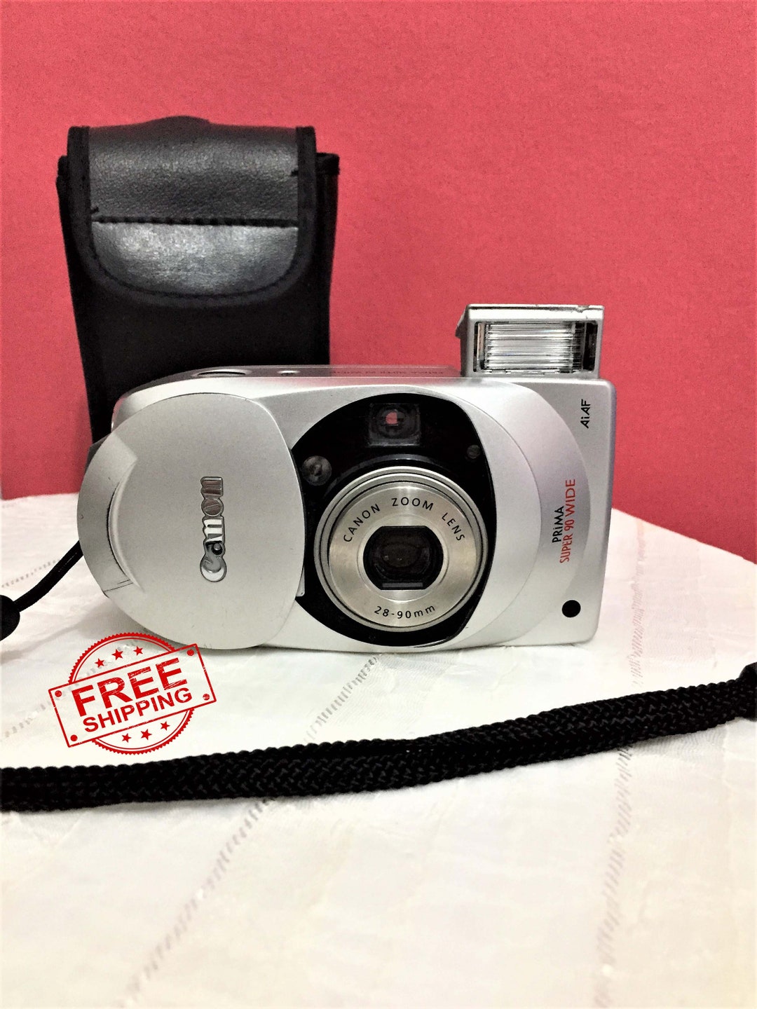 Vintage Canon Prima Super 90 Wide/ 35 Mm Camera Zoom/ Analog Camera ...