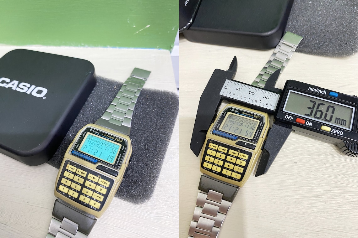 Casio Dbc-150 Data Bank 150 Vintage Case / Module 1477/ Calculator ...