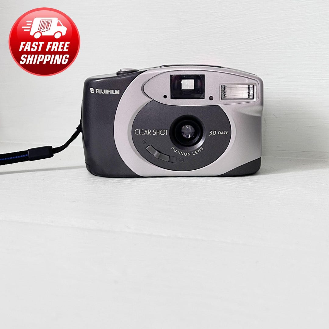 Vintage Fujifilm Clear Shot 30 Date / Compact 35mm Film Point and Shoot ...