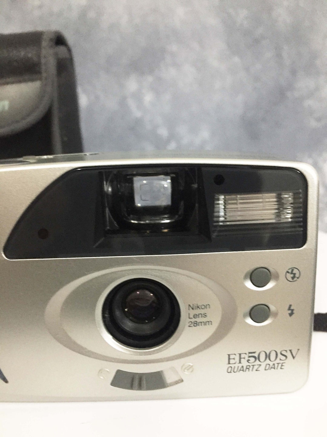 Nikon EF 500 SV Compact Camera Vintage/ Nikon Lens / Workin Good. Good ...