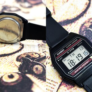 RARE Casio Quartz F-77W Digital Vintage Men’s Watch 1980s Very Good ...