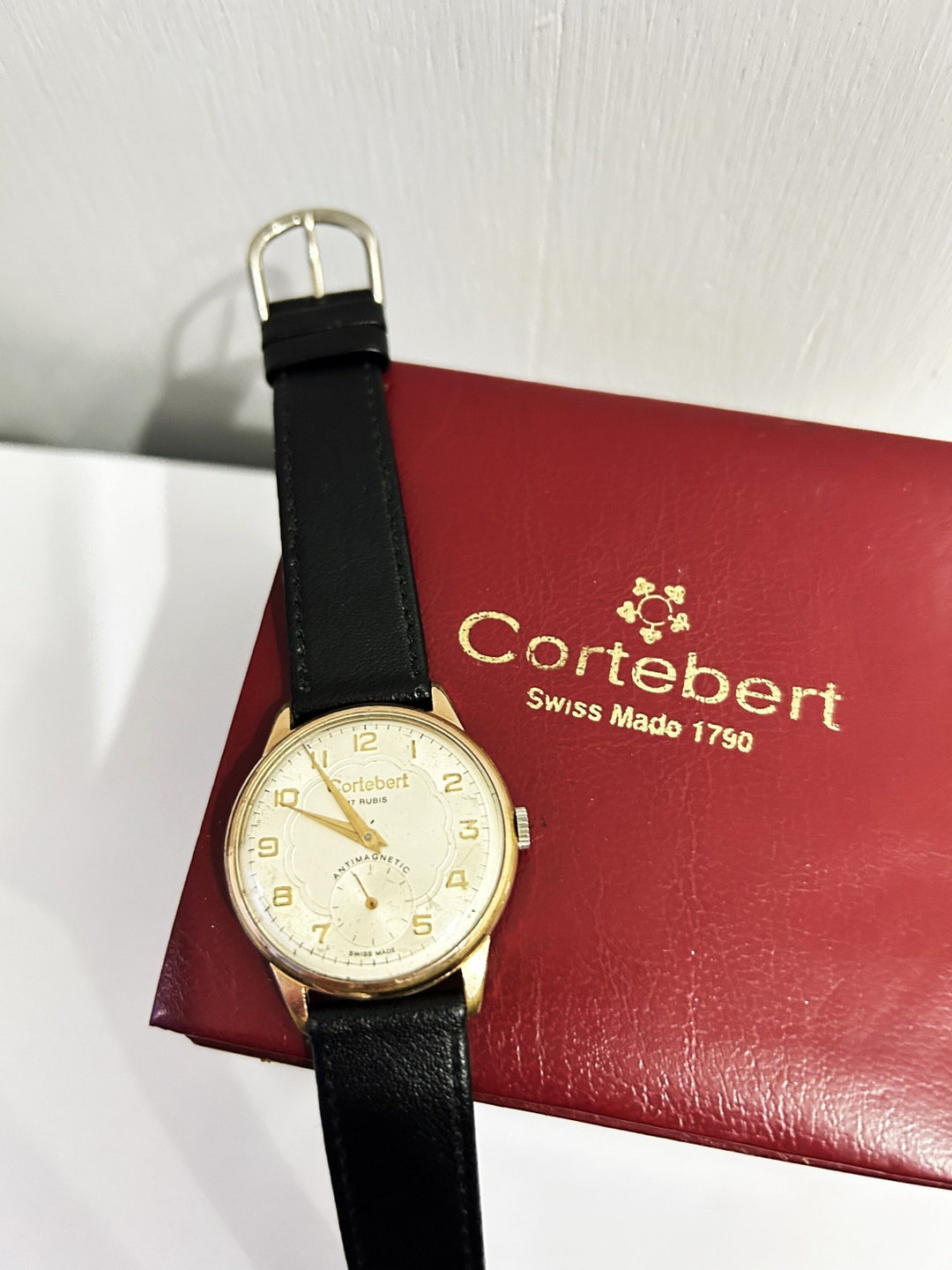 Vintage CORTEBERT Swiss MADE Watch / 17 Rubis / 1960s Rare Model/very ...