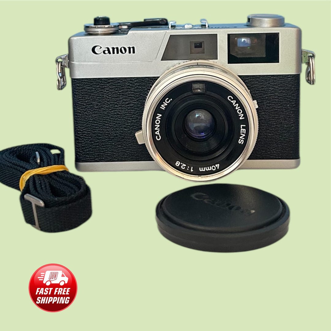 Vintage CANON Canonet 28, Canon, Rangefinder, Retro, Rangefinder ...