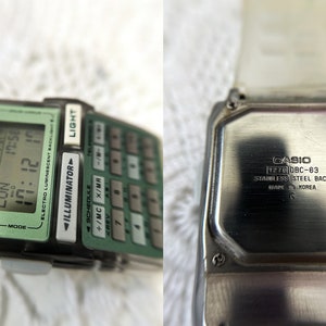 RARE Nos Casio Micro Cosmos Telememo 50 Dbc-63 Databank Memory Calculator Watch 1990s Vintage ...