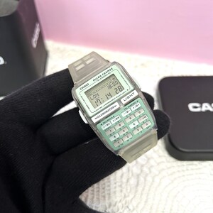 RARE Nos Casio Micro Cosmos Telememo 50 Dbc-63 Databank Memory Calculator Watch 1990s Vintage ...