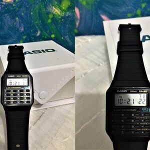 Rare Beautiful Casio CA-50 Calculator Watch Module 437/ Vintage Back to ...