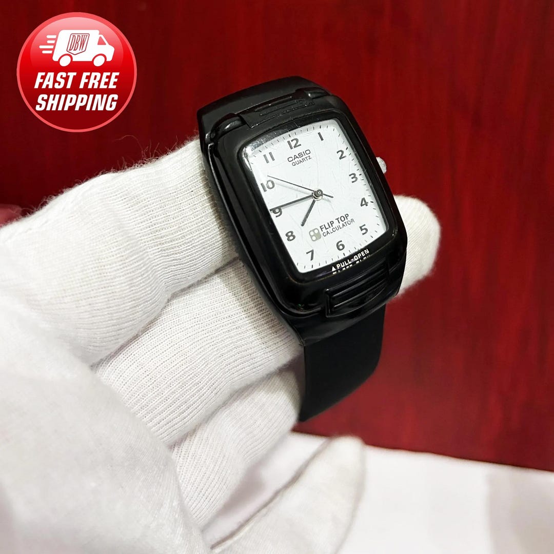 RARE Vintage Casio Flip Top FTP-10/ Module 760 /mens Watch Japan Made ...