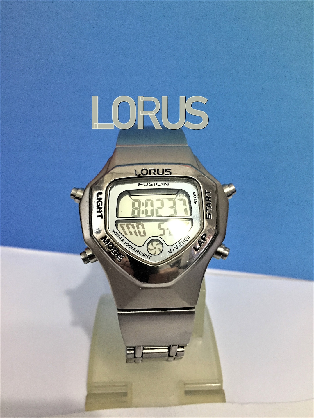RARE Lorus Watch Fusion Vividigi Digital 90s /W100-4A00/ 3 Different ...