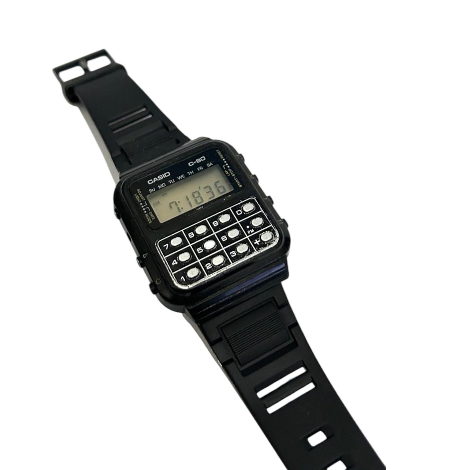 Vintage Casio C-80 Calculator/ Watch Module 133 Graphing Calculator ...