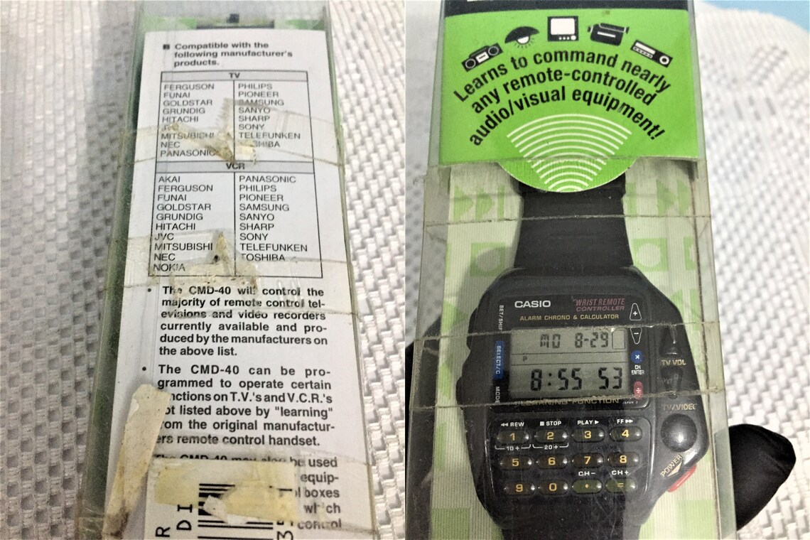 Unused Boxed Casio CMD-40 Learning Tv Remote Control/ Modüle - Etsy