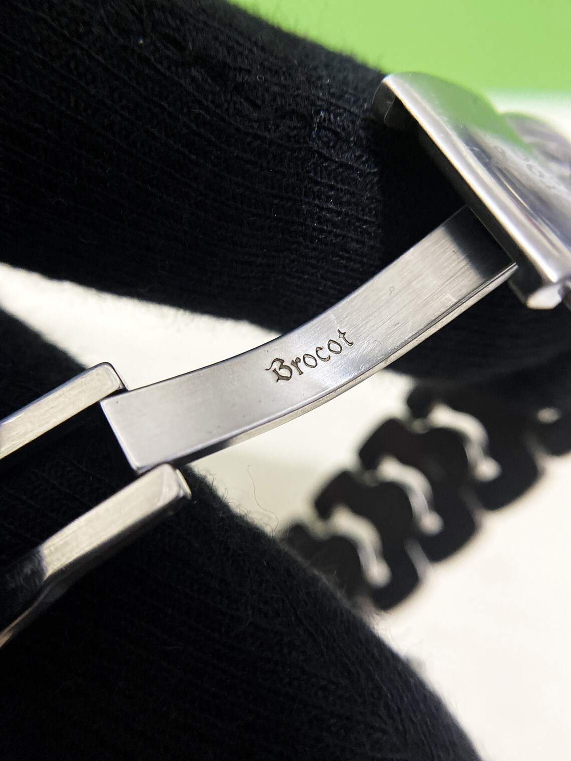 BROCOT Watch 1826 SAPPHIRE Swiss Mens Mint Slim QUARTZ / Very Good ...