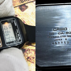RARE Vintage Casio CA-90 / Digital Calculator Japan Made Watch/ 134 ...