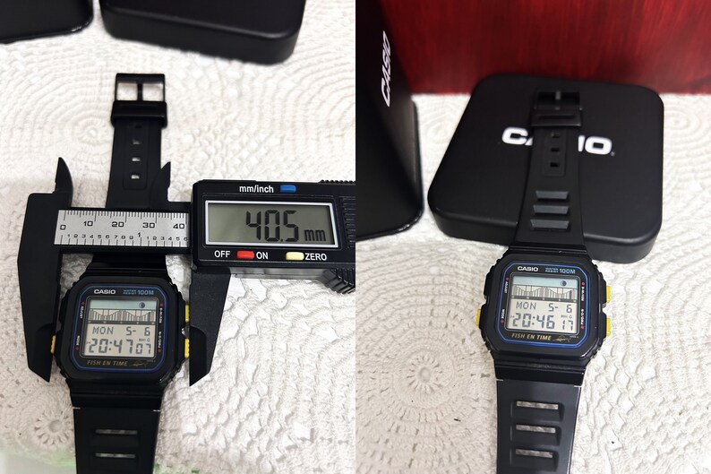 Very RARE Casio FT-100W Fish En Time Digital Watch Marlin 844 Japan M ...