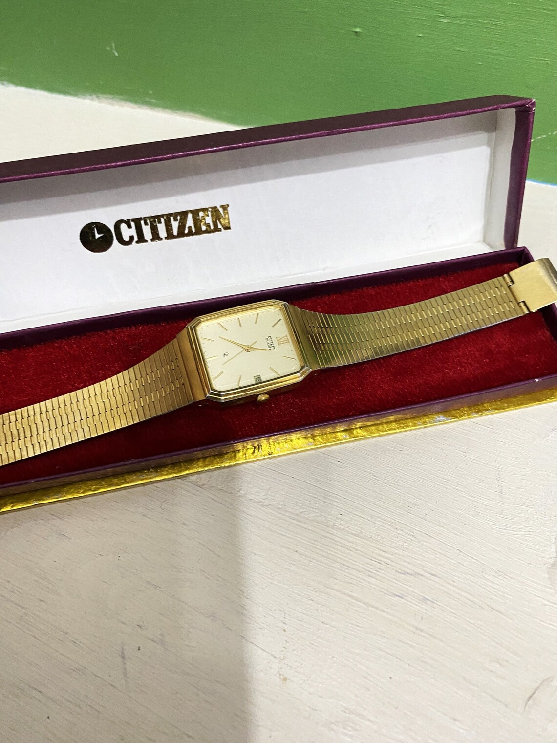 Vintage Citizen 3810-S01353 Men's Wrist Watch/ Gold Color/ - Etsy