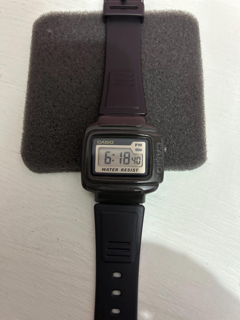 Rare Black Case Casio NF-10 1070 /collectible Watch / Very Good ...
