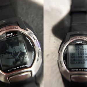 UNUSED RARE Casio WQV-3 Wrist Camera Watch Module 2411/ Orginal Stell ...