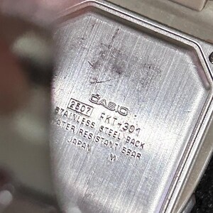 Rare Vintage Men's /boys Casio FKT-301 Wave Ceptor World -time Databank Watch Casio Tin Box - Etsy