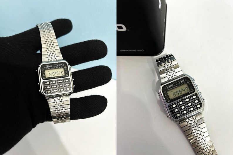 Retro Casio C-701/ Mens Watch Digital Quartz Casio Calculator Watch ...