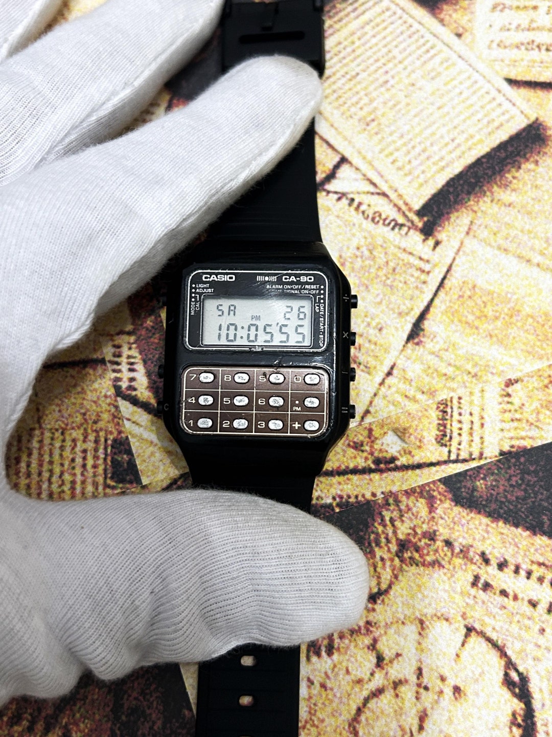 RARE Vintage Casio CA-90 / Digital Calculator Japan Made Watch/ 134 ...