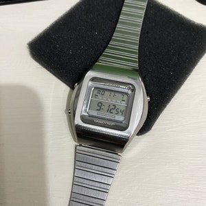 Rare Collectible Vtg Casio Casiotron/ TRN-110 LIQUID Crystal Digital ...